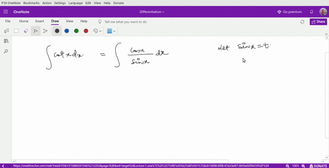 SOLVED: Mostrar que las dos fórmulas son equivalentes. ∫cotx d x=ln|sen ...