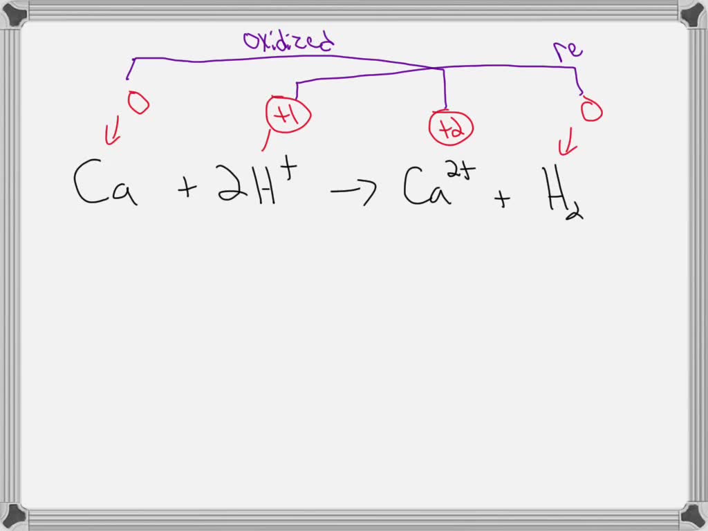 SOLVED:For each redox reaction, indicate which substance is the ... SOLVED:For each redox reaction, indicate which substance is the ...