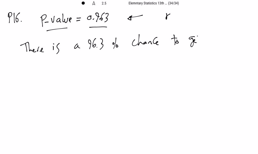 SOLVED:Write a statement that interprets the P-value and includes a conclusion about linear ...