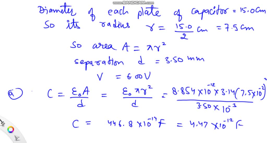 SOLVED You Make A Capacitor By Cutting The 15 0 cm diameter Bottoms solved-you-make-a-capacitor-by-cutting-the-15-0-cm-diameter-bottoms