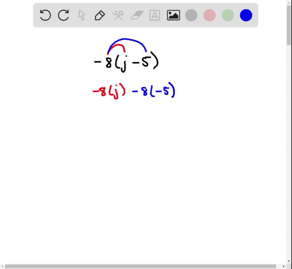 SOLVED Multiply 8 j 5 