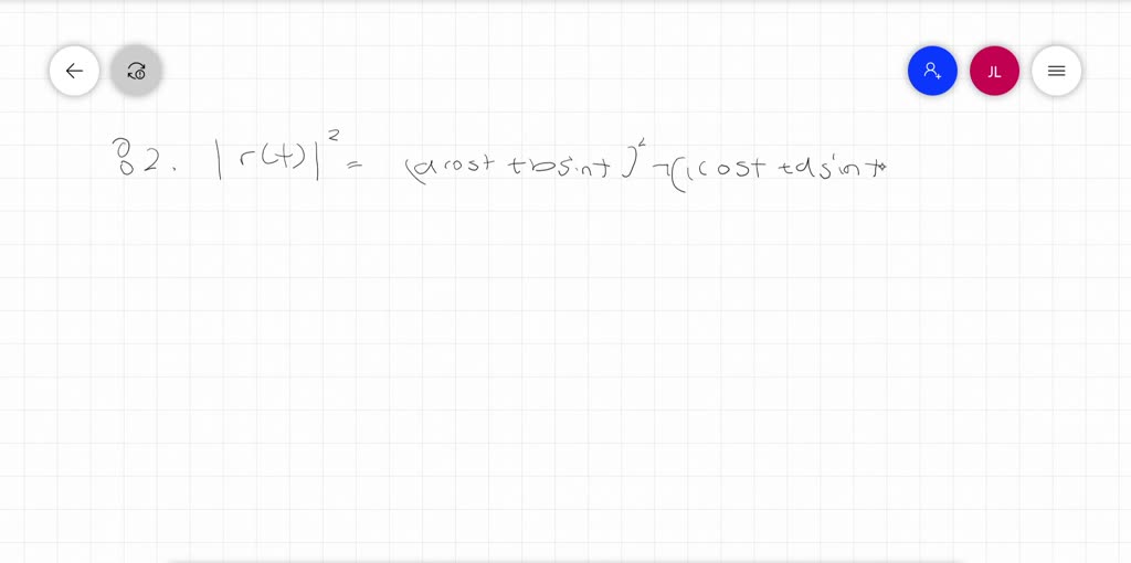 Solved Conditions For A Circular Elliptical Trajectory In The Plane An