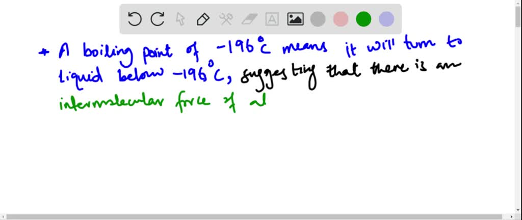 SOLVED:The boiling point of liquid nitrogen is -196^∘ C . On the basis ...