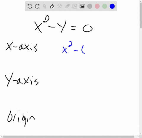 ⏩SOLVED:Testing for Symmetry In Exercises, use the algebraic tests ...