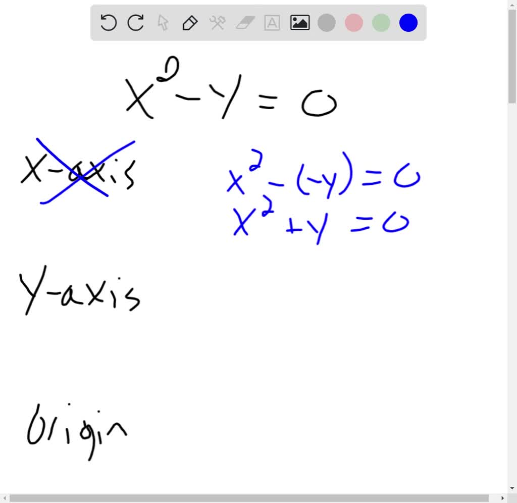 ⏩SOLVED:Testing for Symmetry In Exercises, use the algebraic tests ...