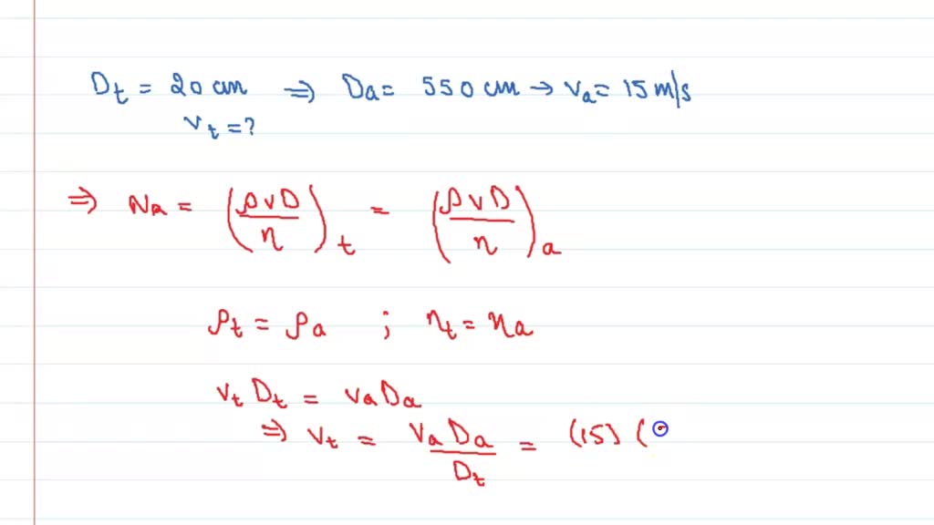 What velocity should be selected in a wind tunnel where a 9:1 scale ...