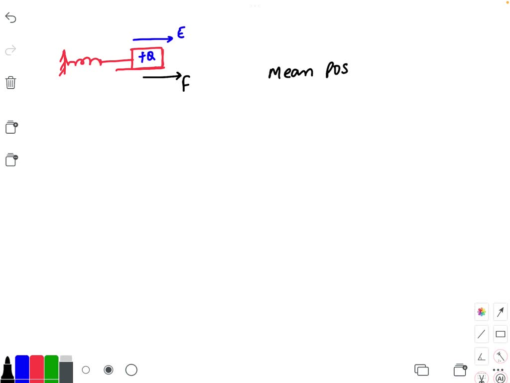 A spring-block system undergoes simple harmonic motion on a smooth horizontal surface. The block ...