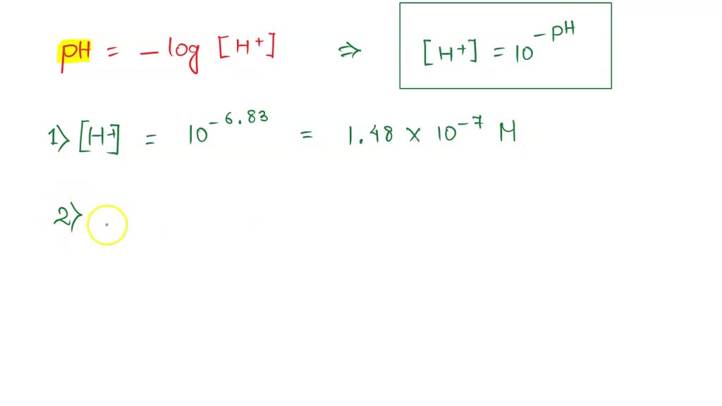 ⏩SOLVED:Calculate the hydrogen ion concentration in the following ...