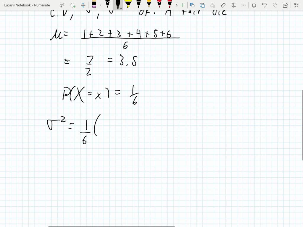 Solved Calculate The Expected Value The Variance And The Standard