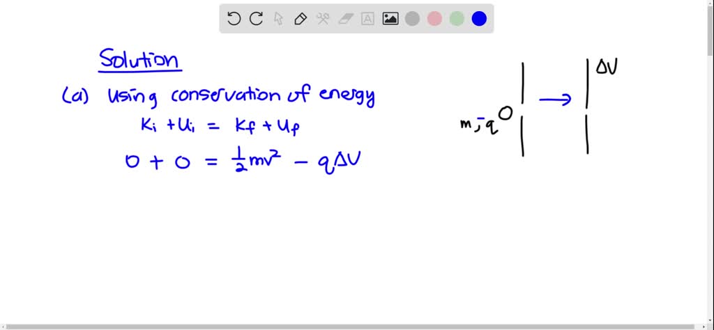 SOLVED:A particle of mass $m$ and charge $q$ is accelerated from rest through a potential ...