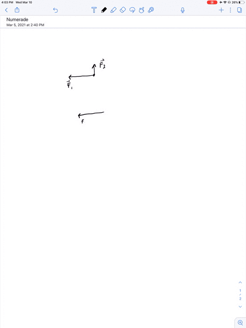 SOLVED:Problems 4 through 6 show two forces acting on an object at rest. Redraw the diagram ...