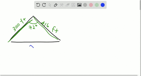 SOLVED:A developer has a triangular lot at the intersection of two ...