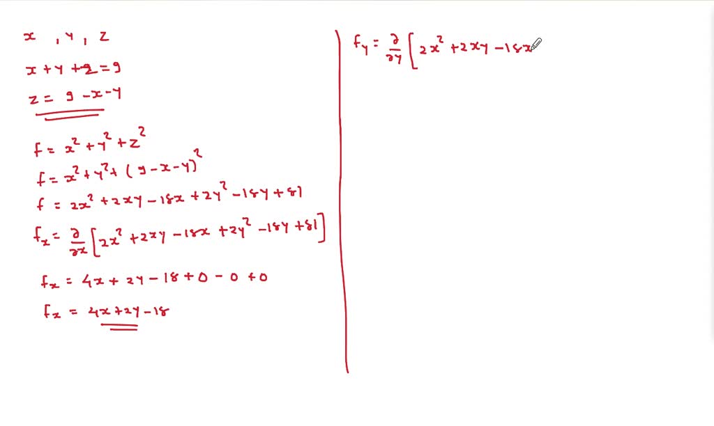 ⏩solvedfind Three Numbers Whose Sum Is 9 And Whose Sum Of Squares Numerade 5473