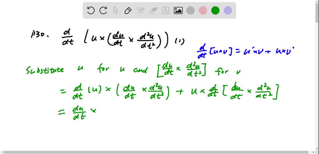 ⏩SOLVED:Assume that the vector functions encountered have continuous… | Numerade
