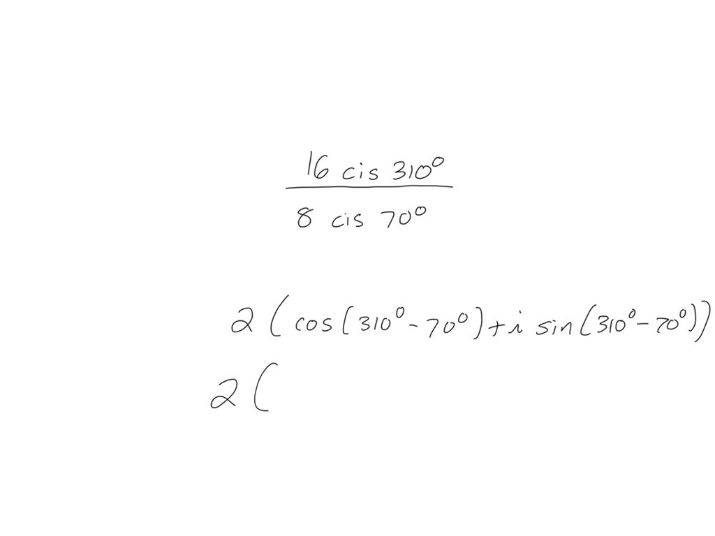 SOLVED:Find each quotient. Write answers in rectangular form.First convert the numerator and the ...