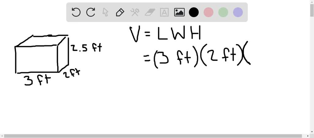 ⏩SOLVED:If a trunk measures 3 feet by 2 feet and is 2 % feet tall ...