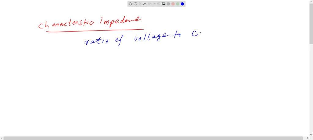 The characteristic impedance of standard coaxial cable is 50 Ω. (a ...