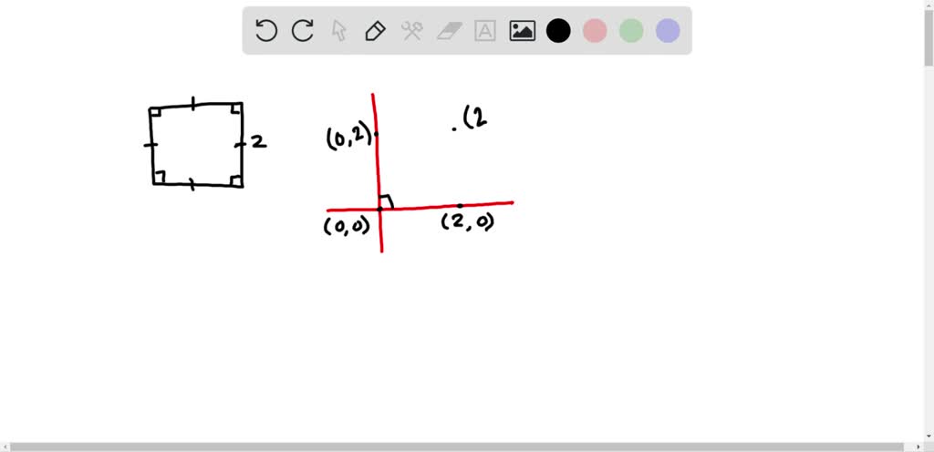 Position each figure in the coordinate plane. a square with side ...