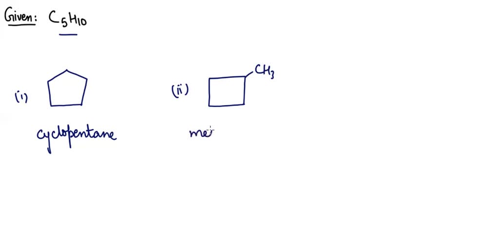SOLVED:Draw the structural formulas and write the IUPAC names for all ...