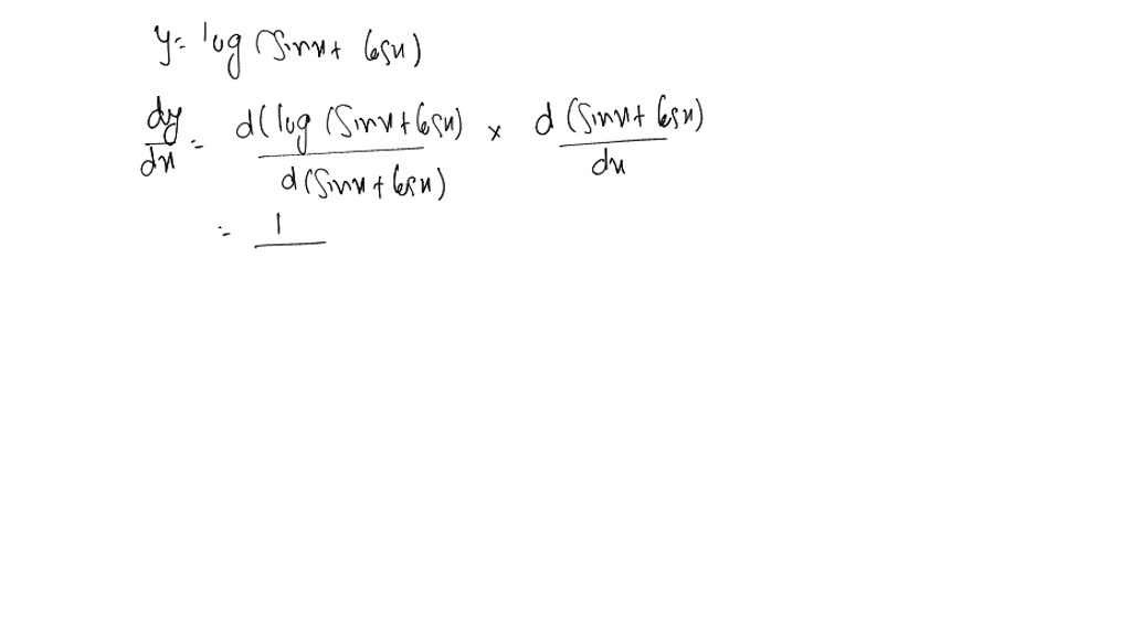 SOLVED:y=logcosx sinx