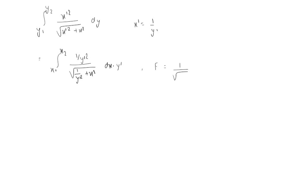 SOLVED:Change the independent variable to simplify the Euler equation, and then find a first ...