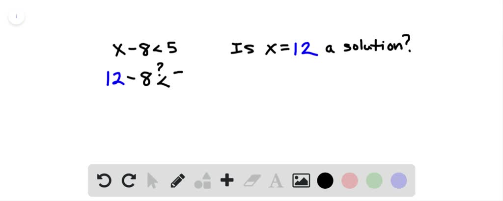 ⏩SOLVED:Check to see if the given value of the variable is or is not… | Numerade