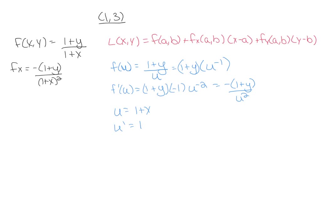 SOLVED: Explique por qué la función es derivable en el punto dado ...