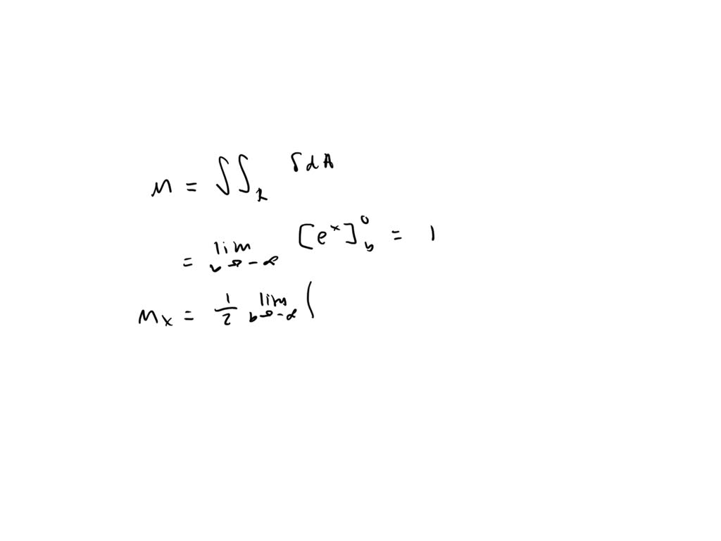 SOLVED:The centroid of an infinite region Find the centroid of the ...