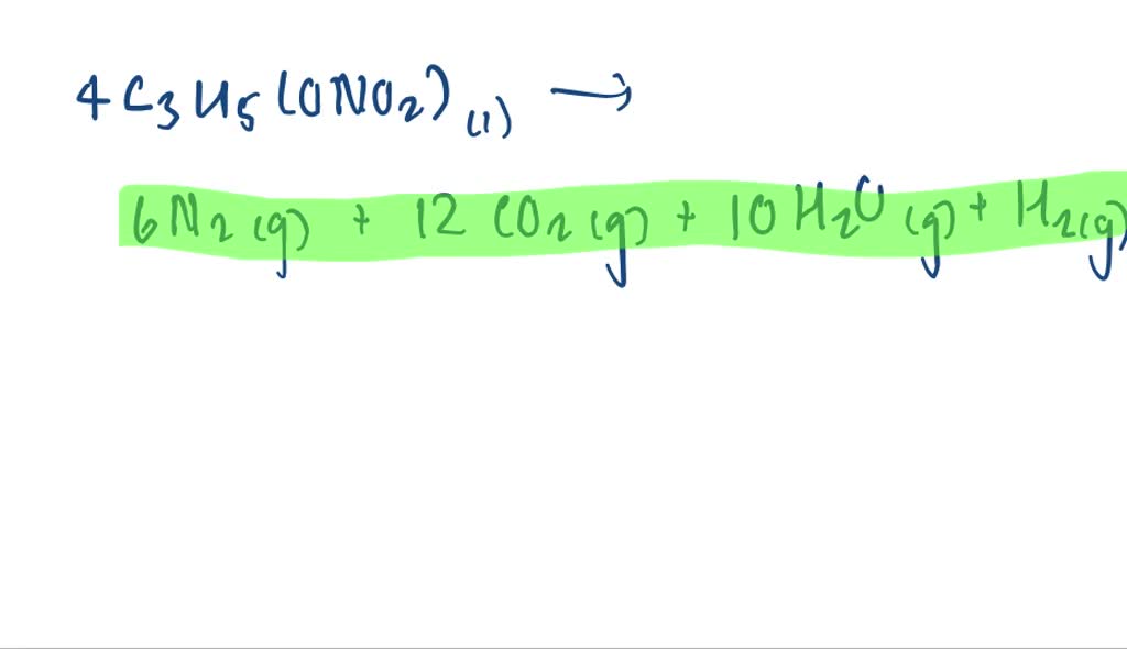 SOLVED:Explain the decomposition of nitroglycerin in terms of relative ...