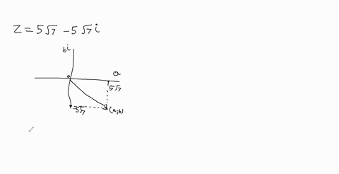 SOLVED:State the quadrant of each complex number, then write it in trigonometric form.Answer in ...