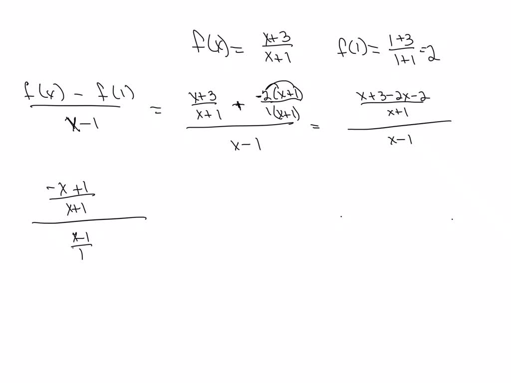 Evaluate the difference quotient for the given function. Simplify your ...