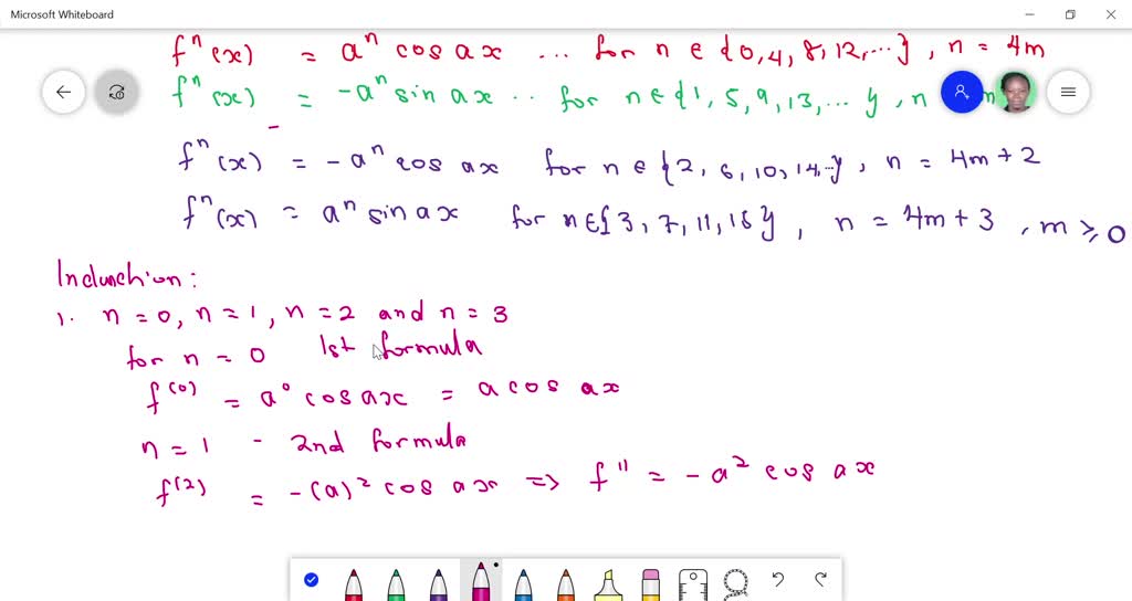 ⏩SOLVED:Calculate enough derivatives of the given function to enable… | Numerade