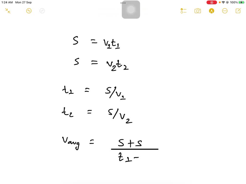 SOLVED:A person travels along the straight road for half the distance with velocity v1 and the ...