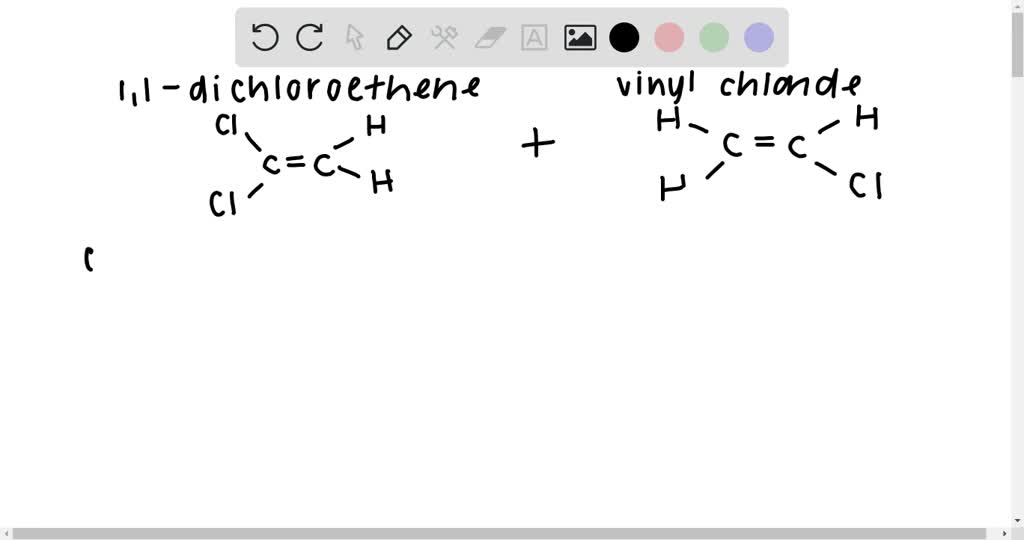 SOLVED:Saran is a copolymer of 1,1 -dichloroethene and chloroethene ...