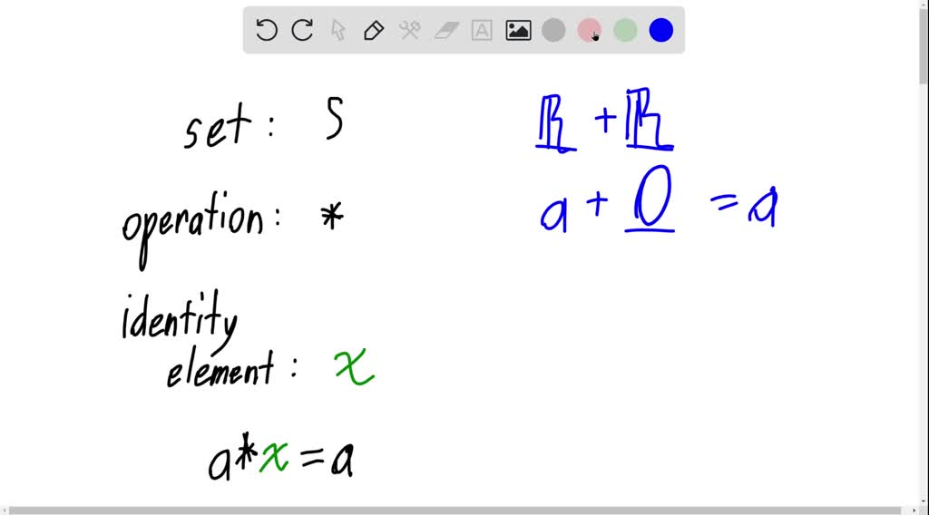 SOLVED:If * is an operation on a set, S, the element x, such that a^* x ...