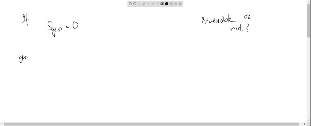 Is a process during which no entropy is generated (Sgen=0) necessarily ...