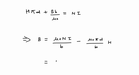 SOLVED:One has to draw the graph of μ=(B)/(μ0 H) versus H from the ...