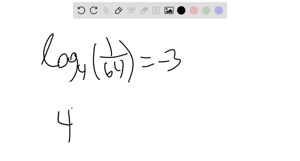 SOLVED:Rewrite the logarithm equations into exponential form. log4((1 ...