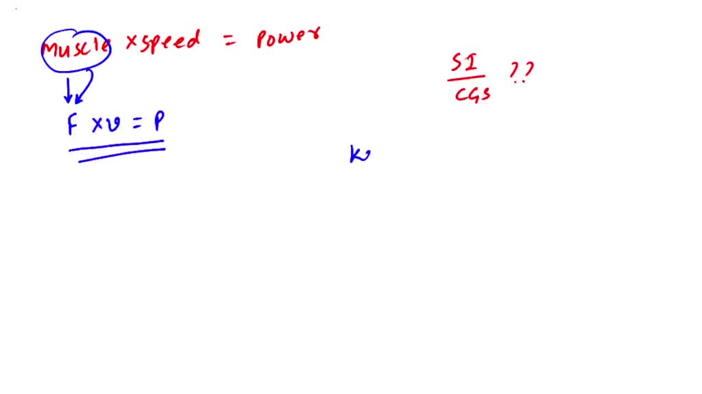 SOLVED:If 'muscle times speed equals power', what is the ratio of the ...