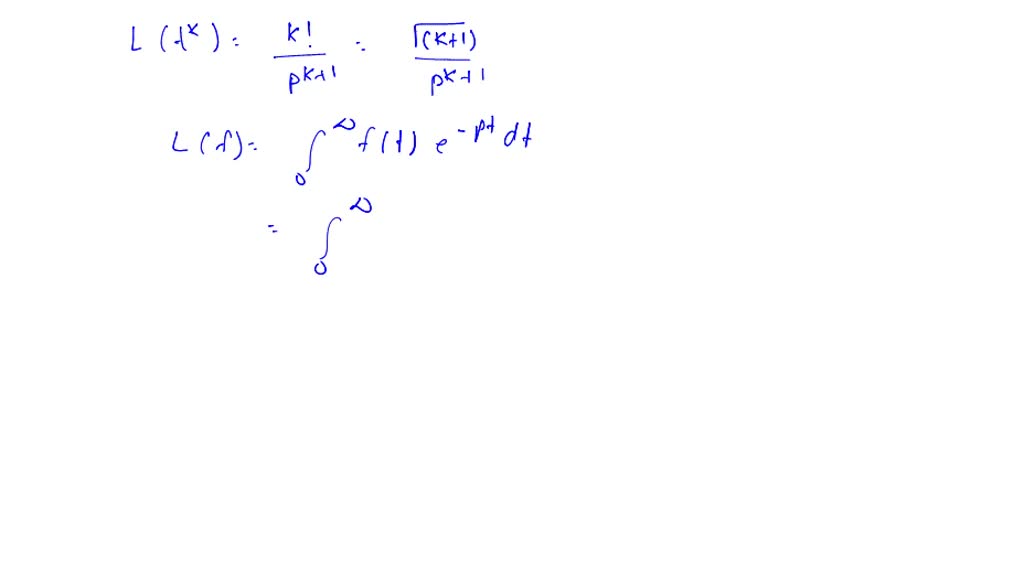 SOLVED:A Gaussian function. Use the definitions of the Laplace transform and the complementary ...