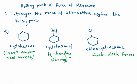 SOLVED: Rank each group of compounds in order of increasing boiling ...