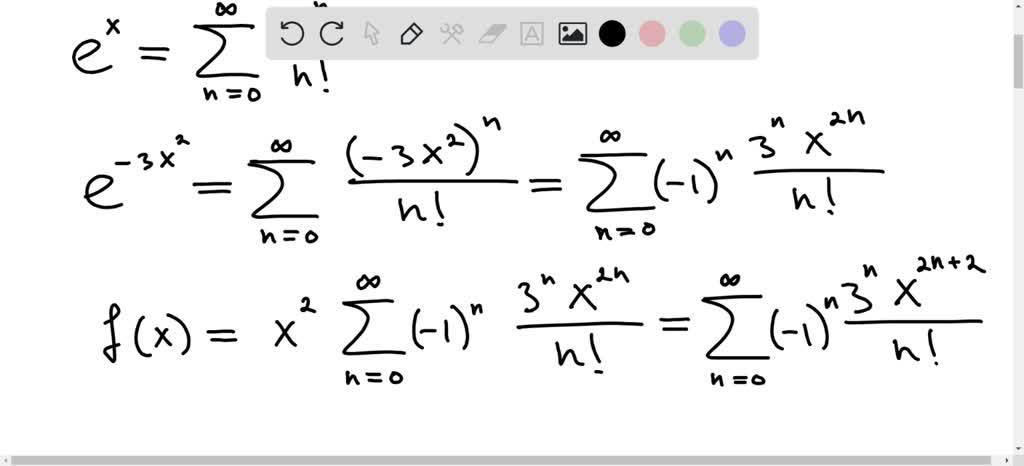 SOLVED:Find Maclaurin series for the given pairs of functions, using these steps: (a) Use ...