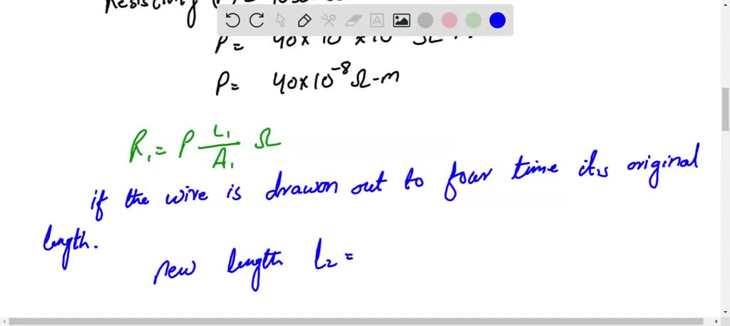 SOLVED:Calculate the resistance of a 100 m length of wire having a ...