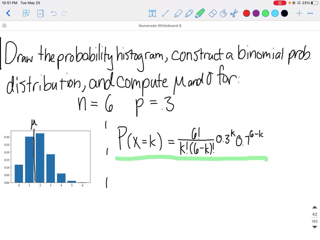  SOLVED a Construct A Binomial Probability Distribution With The