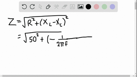 SOLVED:A 100-μF capacitance is connected in parallel with the series combination of a 10-mH ...