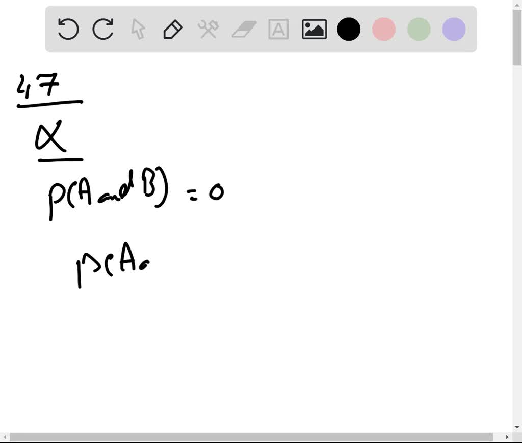 SOLVED:Brain Teasers Assume A and B are events such that 0