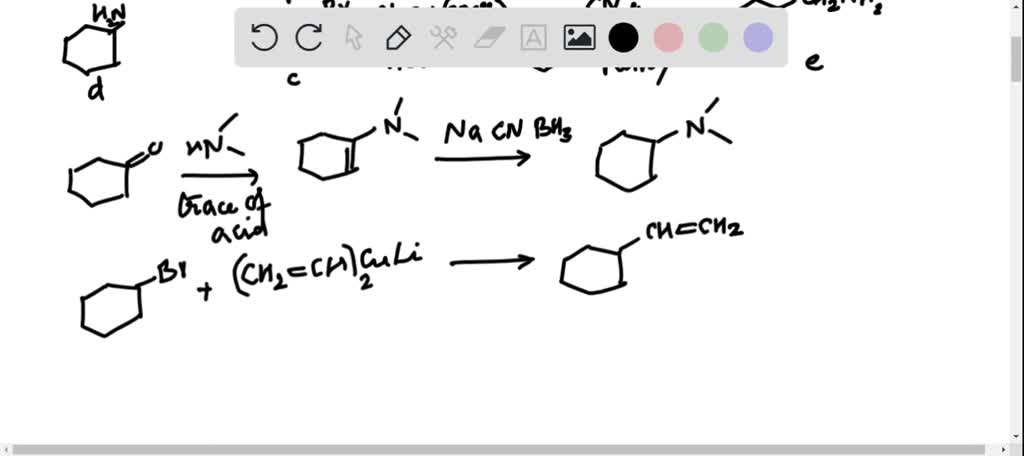 SOLVED:Using cyclohexanone as the starting material, describe how each ...