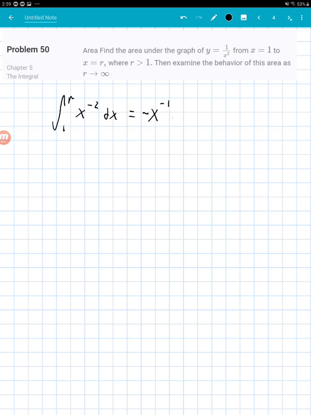 SOLVED:The unbounded region R is bounded on the left by the y axis ...