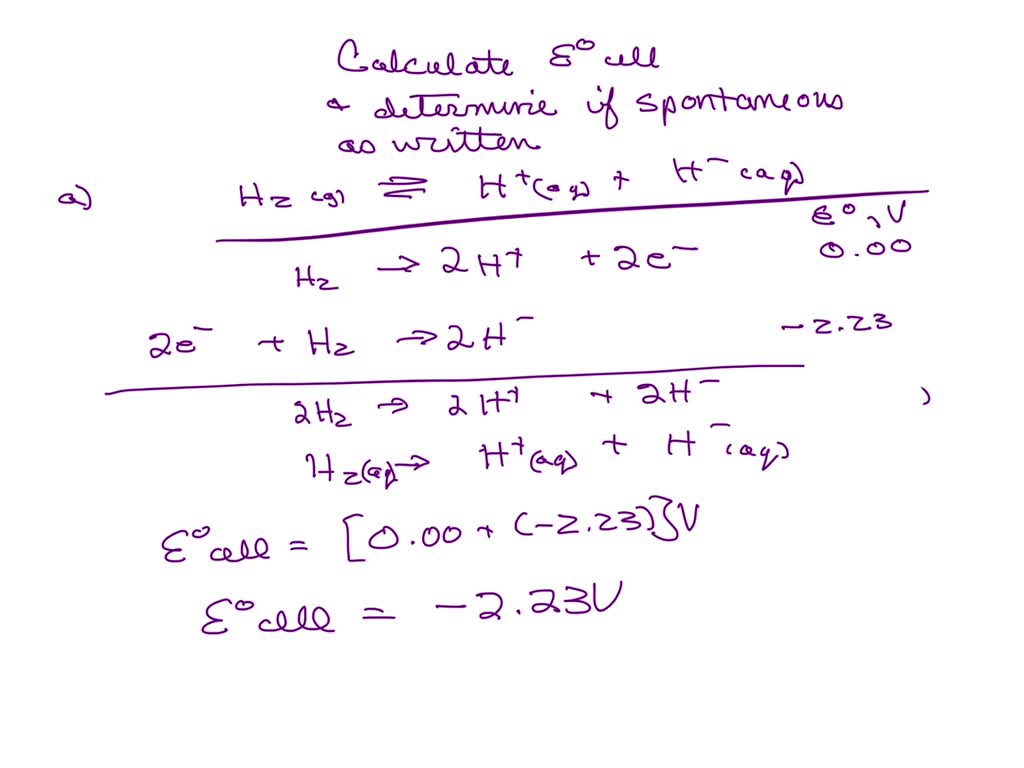 ⏩SOLVED:Calculate ℰ^∘ values for the following cells. Which… | Numerade