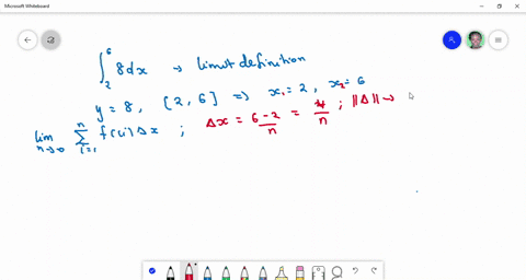 Evaluar una integral definida como limite En los ejercicios 3-8, Evalúe ...